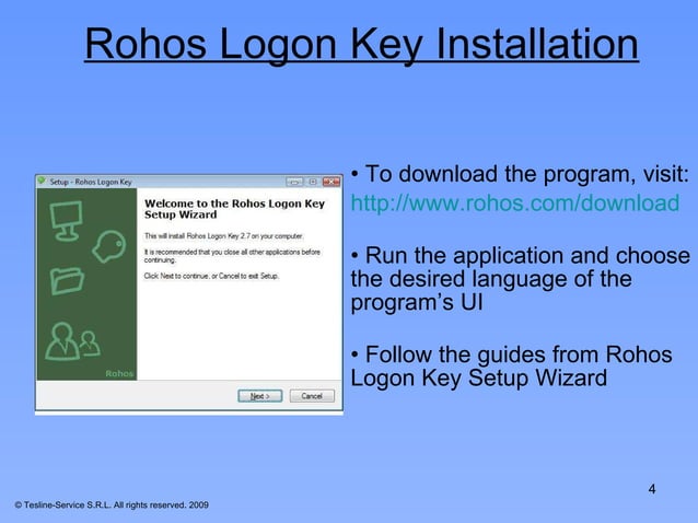 Secure Windows logon with Rohos Logon Key | PPT | Operating Systems ...