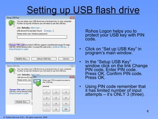Secure Windows logon with Rohos Logon Key | PPT