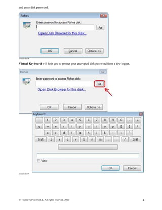 Rohos Mini Drive Tutorial | PDF