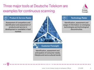 Strategic Foresight at Deutsche Telekom | PDF