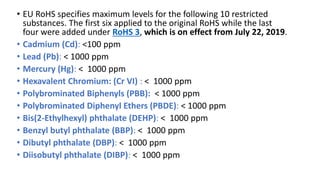 RoHS awareness Training By Manish Dwivedi | PPTX
