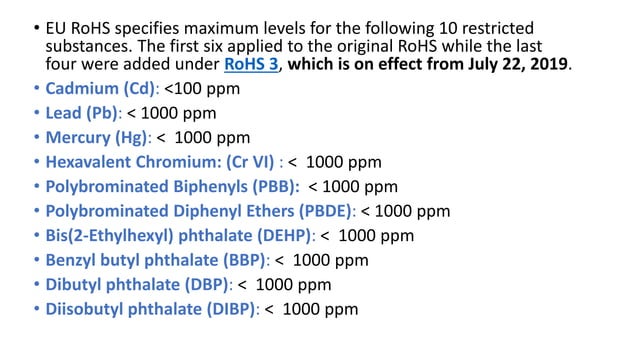 RoHS awareness Training By Manish Dwivedi | PPTX