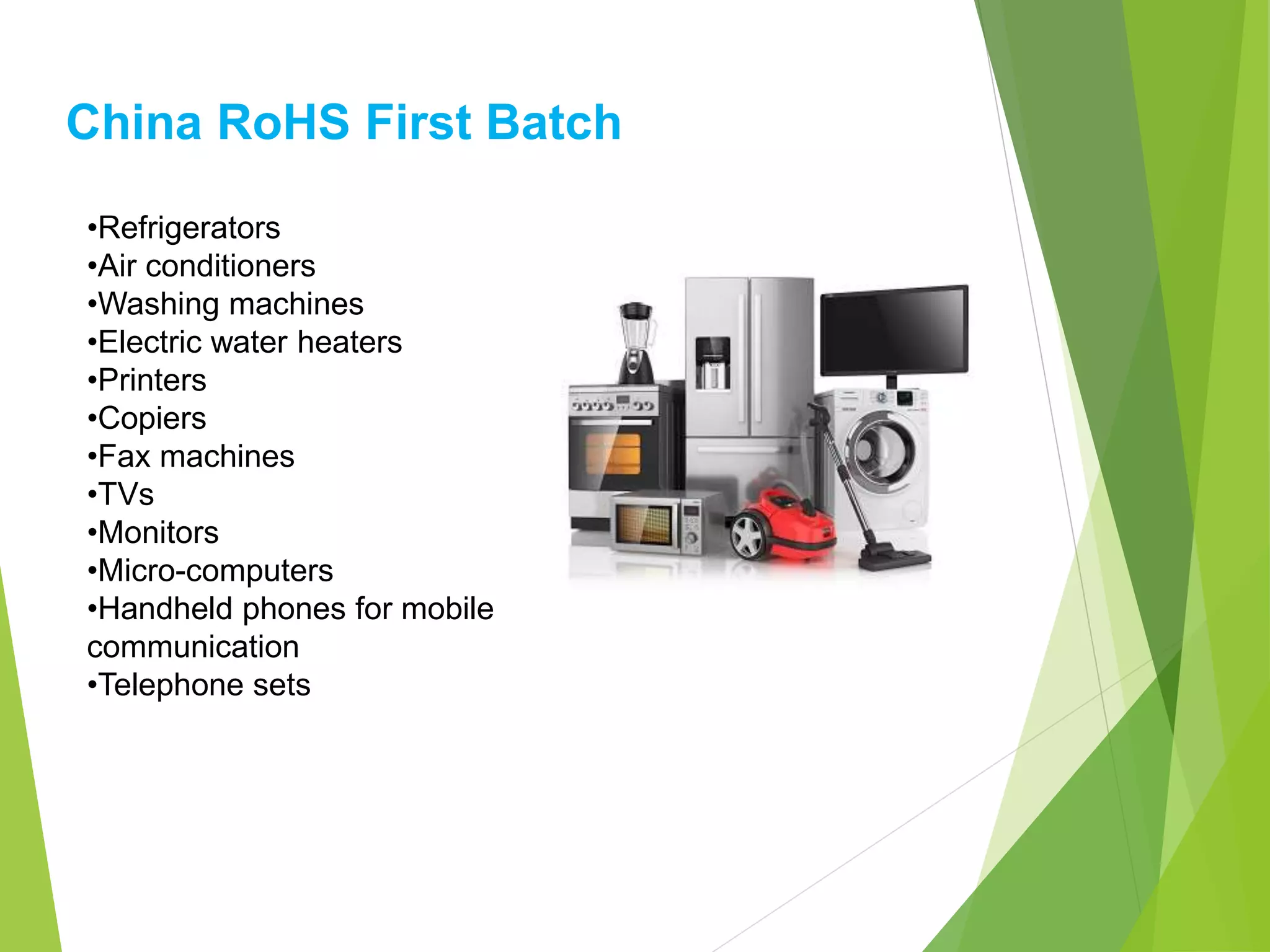 Restriction of Hazardous Substances(RoHS) and REACH | PPTX