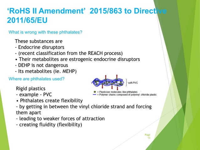 Restriction of Hazardous Substances(RoHS) and REACH | PPTX | Chemistry ...