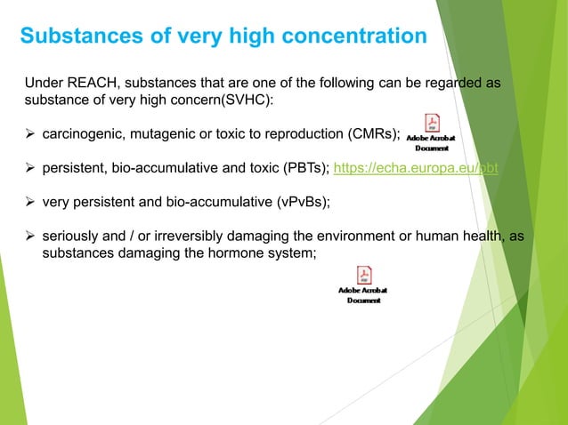 Restriction of Hazardous Substances(RoHS) and REACH | PPTX | Chemistry ...