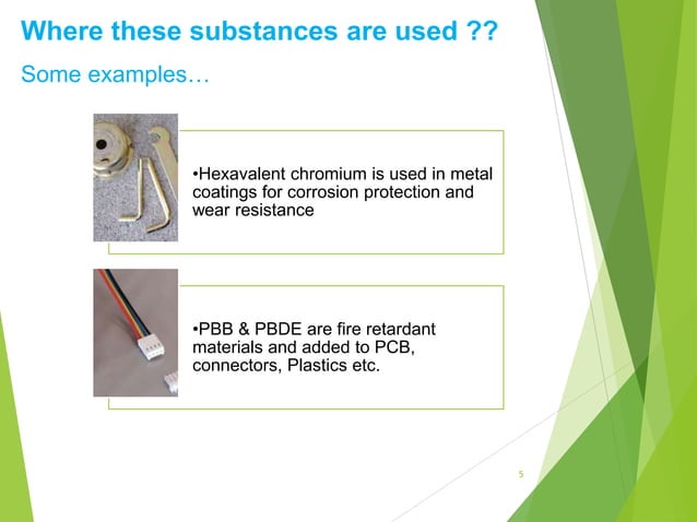 Restriction of Hazardous Substances(RoHS) and REACH | PPTX | Chemistry ...