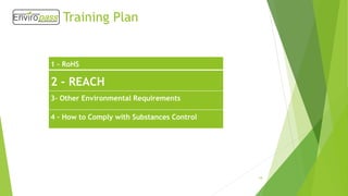 RoHS, REACH, and Other Environmental Requirements | PPTX