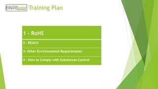 RoHS, REACH, and Other Environmental Requirements | PPTX