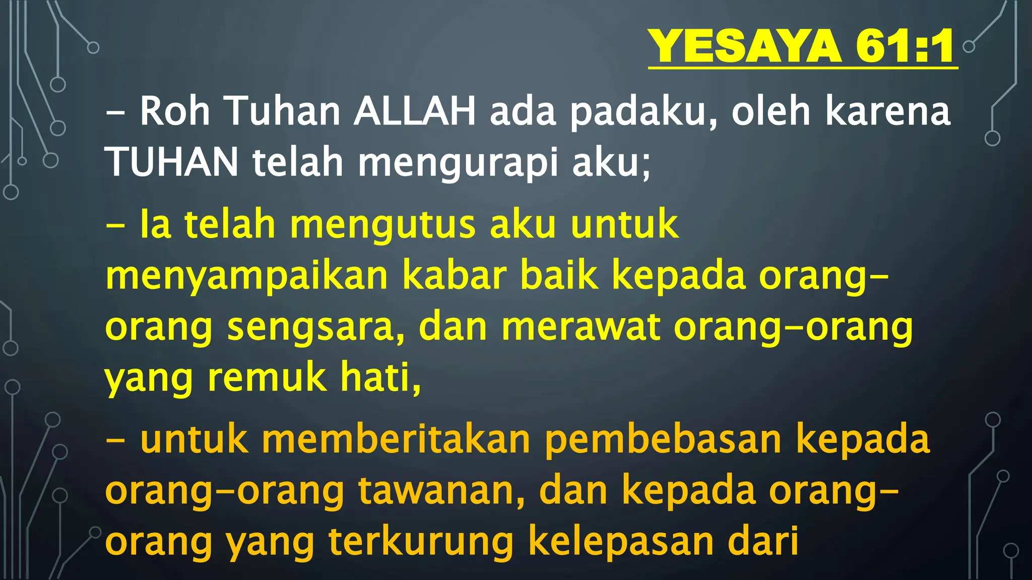 ROH TUHAN ADA PADAKU Sebagai Bahan Khotbah | PPT