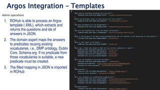 ROHub-Argos integration | PPT