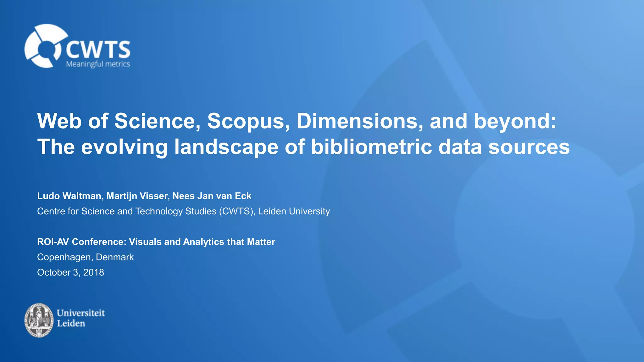 Web of Science, Scopus, Dimensions, and beyond: The evolving landscape ...