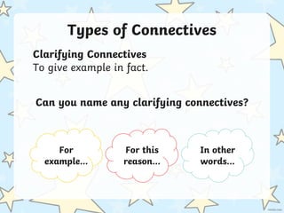 Connectors Basics for Students - English Grammar | PPT
