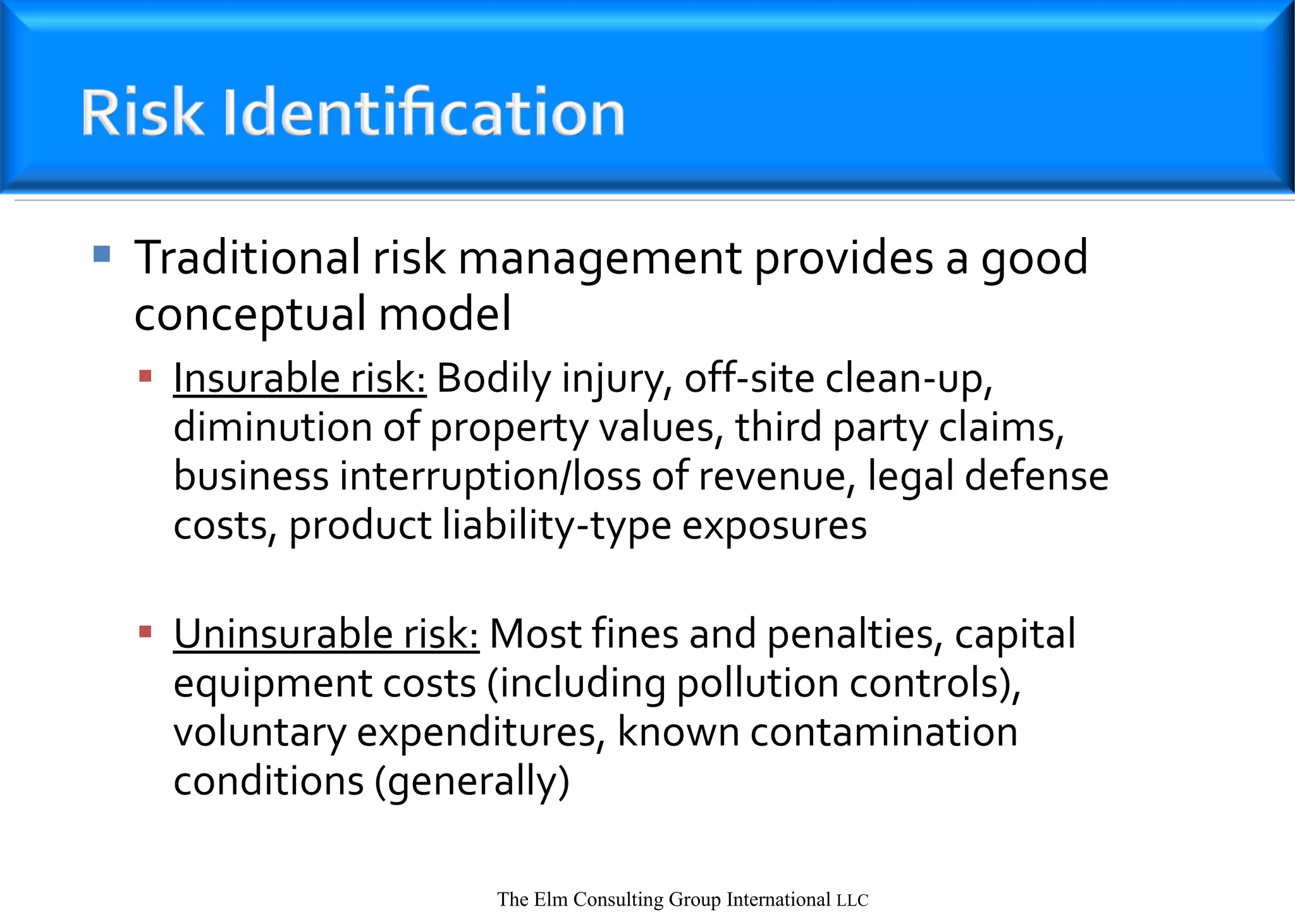 ROI on EHS Risk Reduction | PPT