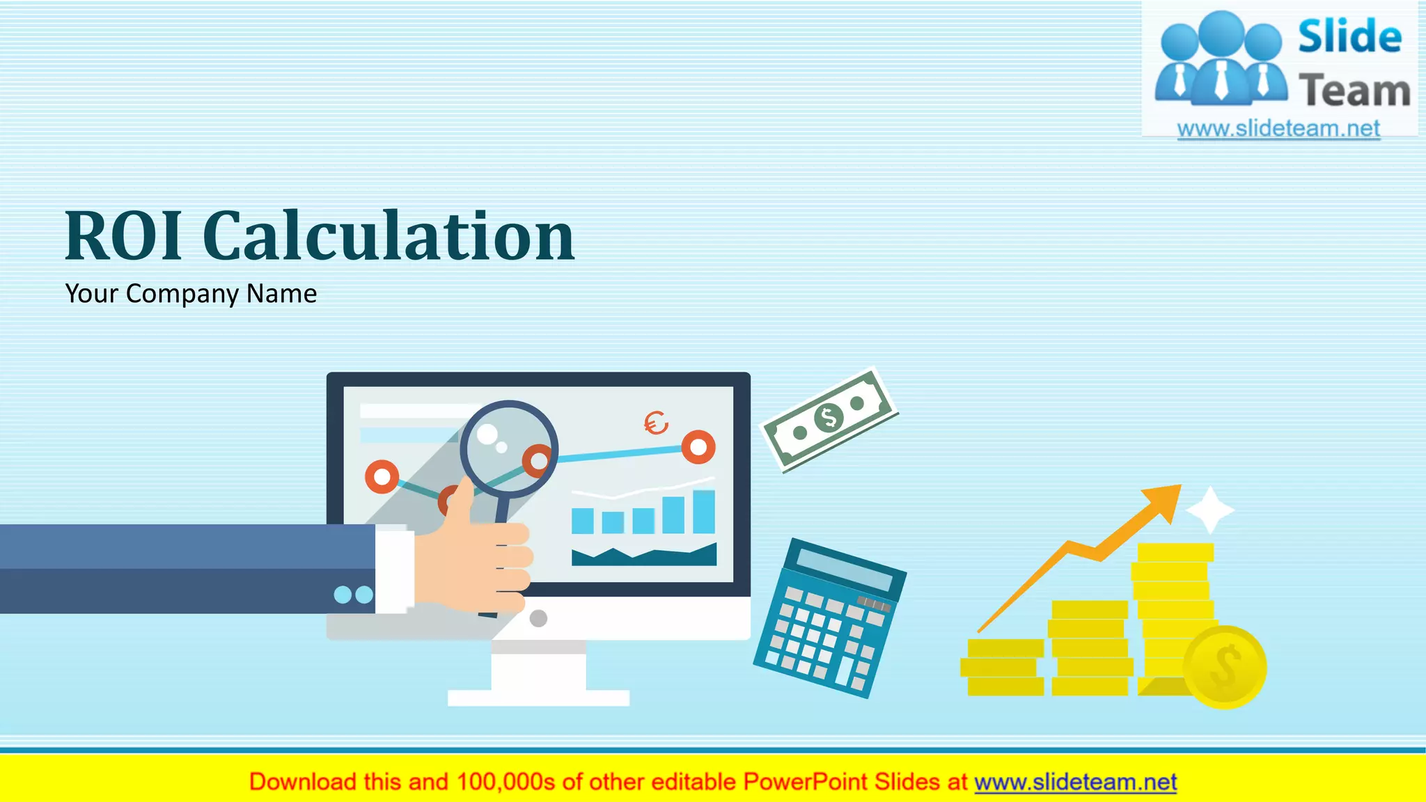 ROI Calculation PowerPoint Presentation Slides | PDF