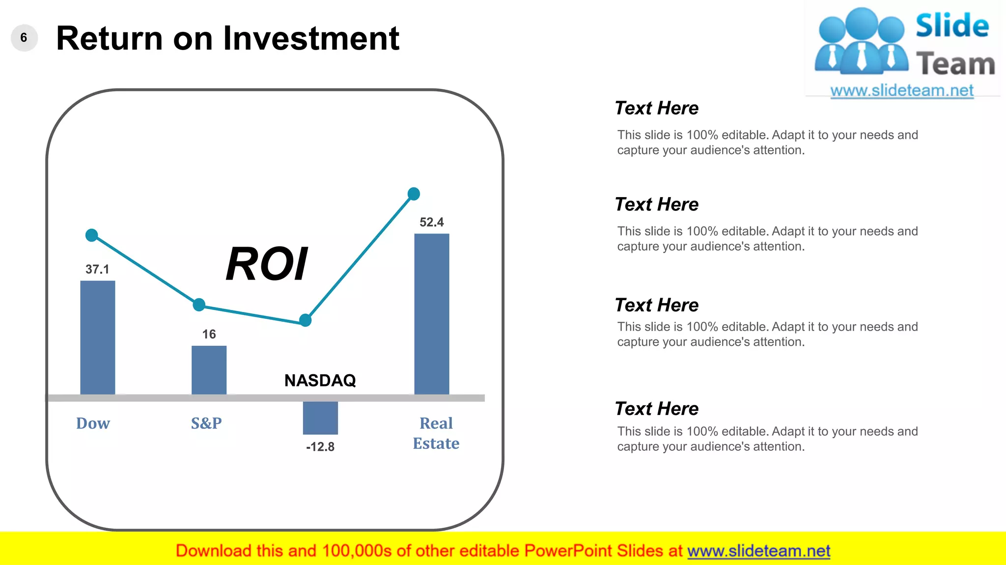 ROI Calculation PowerPoint Presentation Slides | PDF