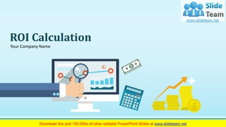 ROI Calculation PowerPoint Presentation Slides | PDF