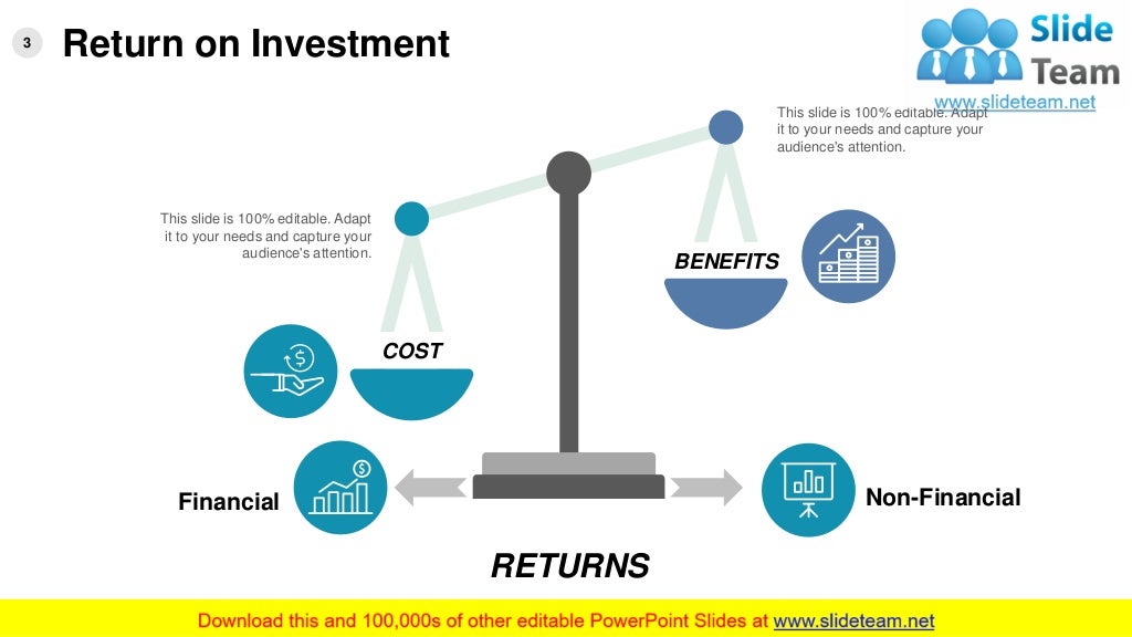 ROI Calculation PowerPoint Presentation Slides