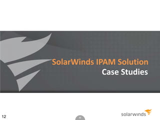 ROI for IP Address Management (IPAM) Solutions | PPTX