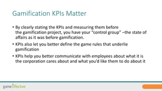 Setting KPIs and Calculating ROI for Gamification | PPT