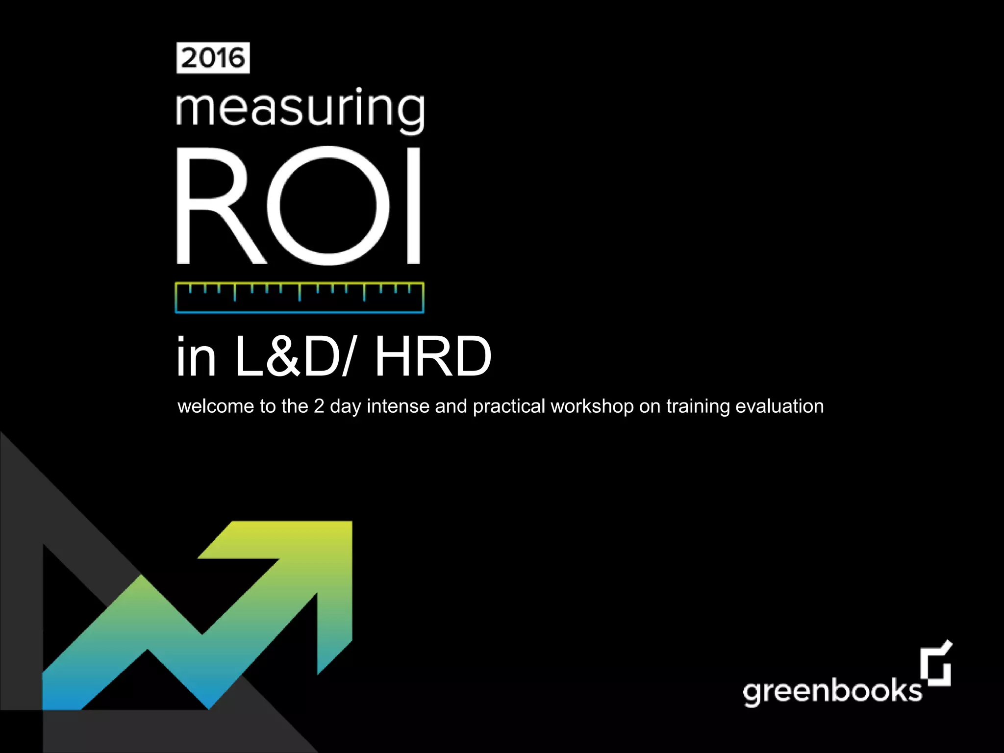 Measuring ROI in Training | PPTX