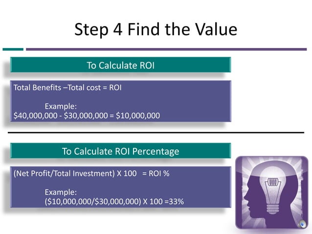 Calculating ROI | PPTX