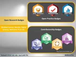 Introduction to Open Badges | PPTX | Technology & Computing