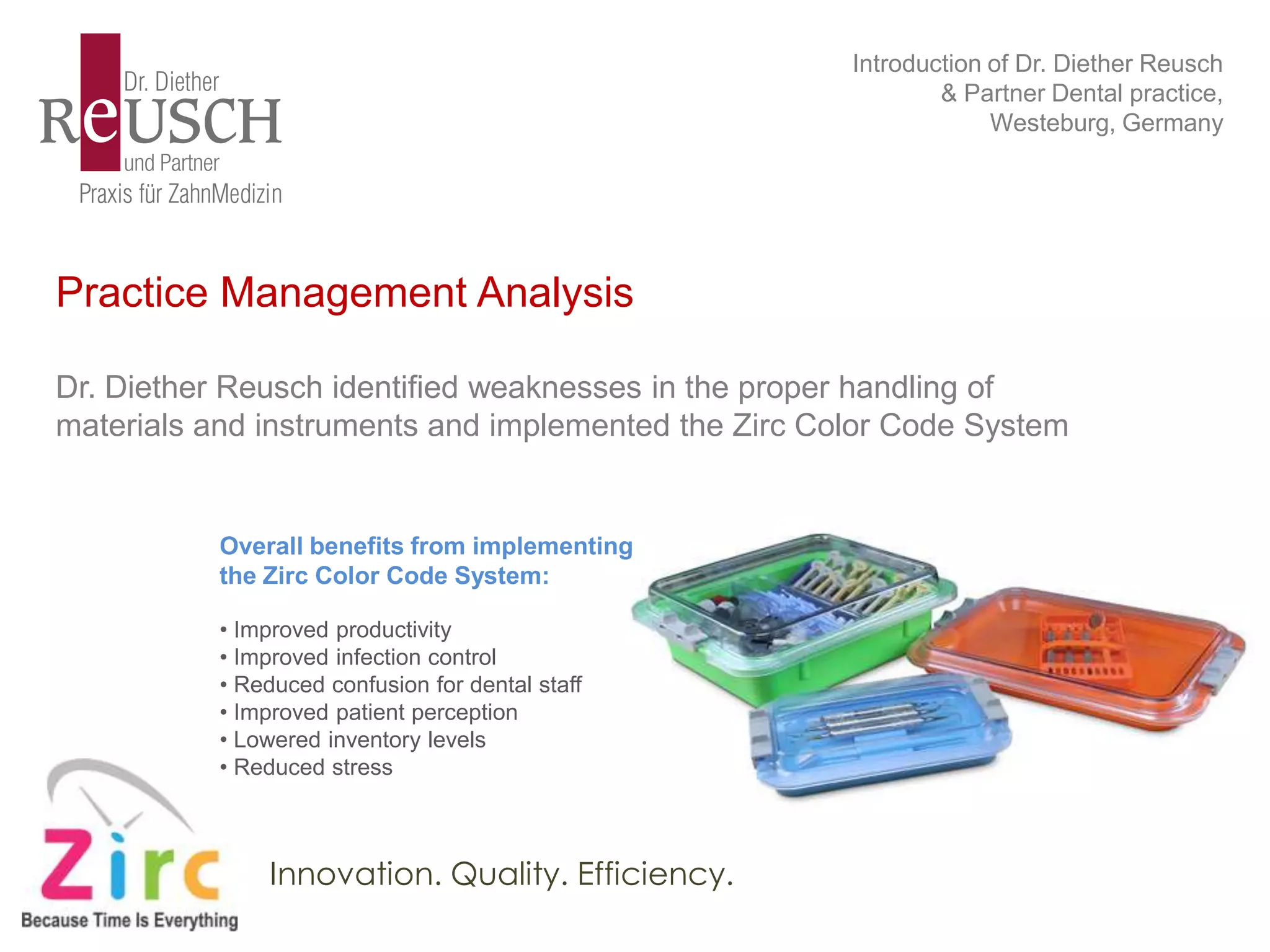 Zirc color code system ROI | PPTX | Dental Health | Diseases and Conditions