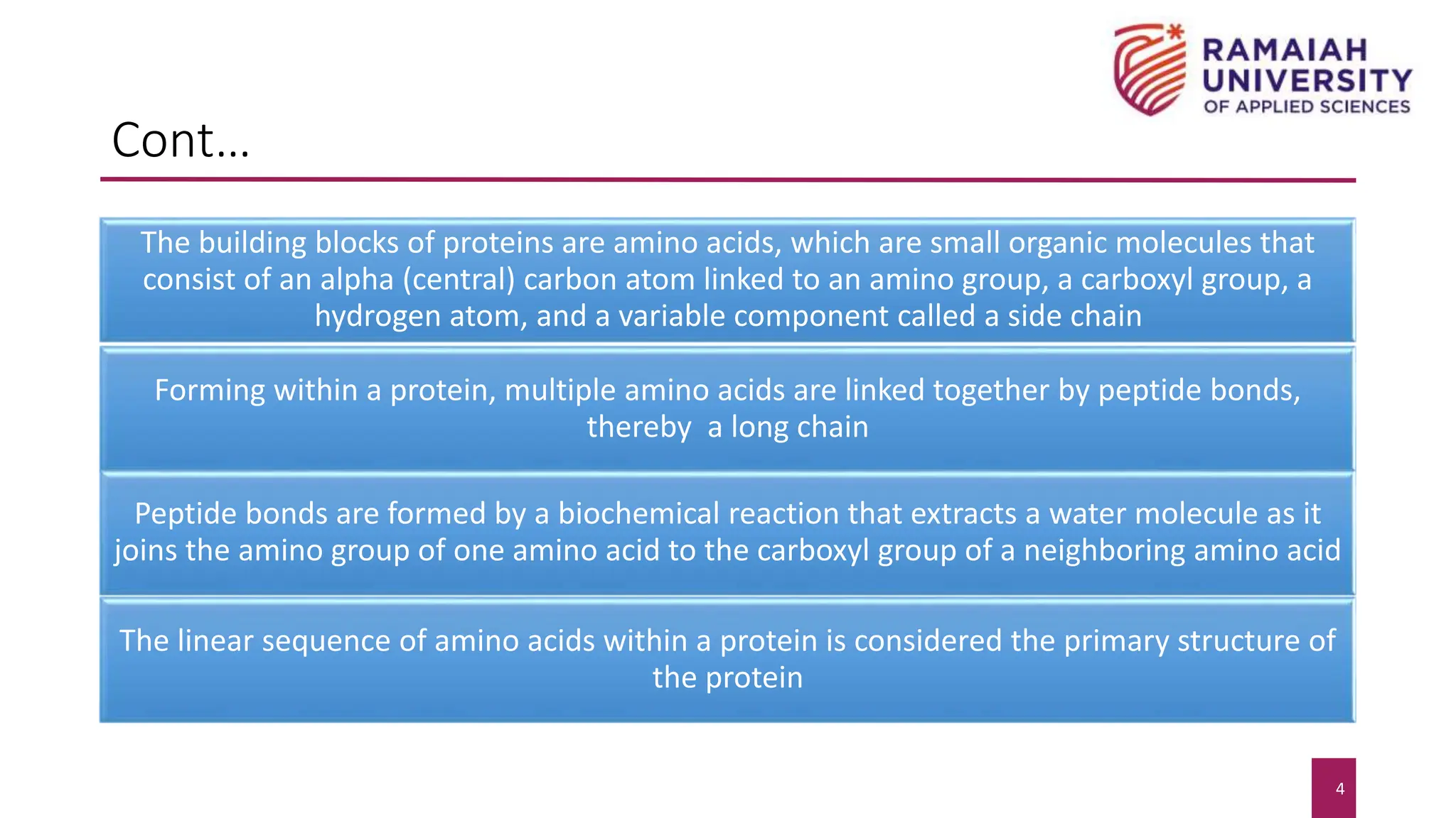 LEVELS OF PROTEIN STRUCTURE, DOMAINS, MOTIFS, AND FOLDS IN PROTEIN ...