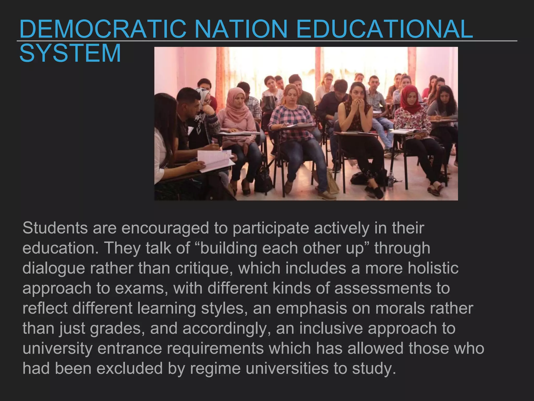 Rojava educational system | PPTX