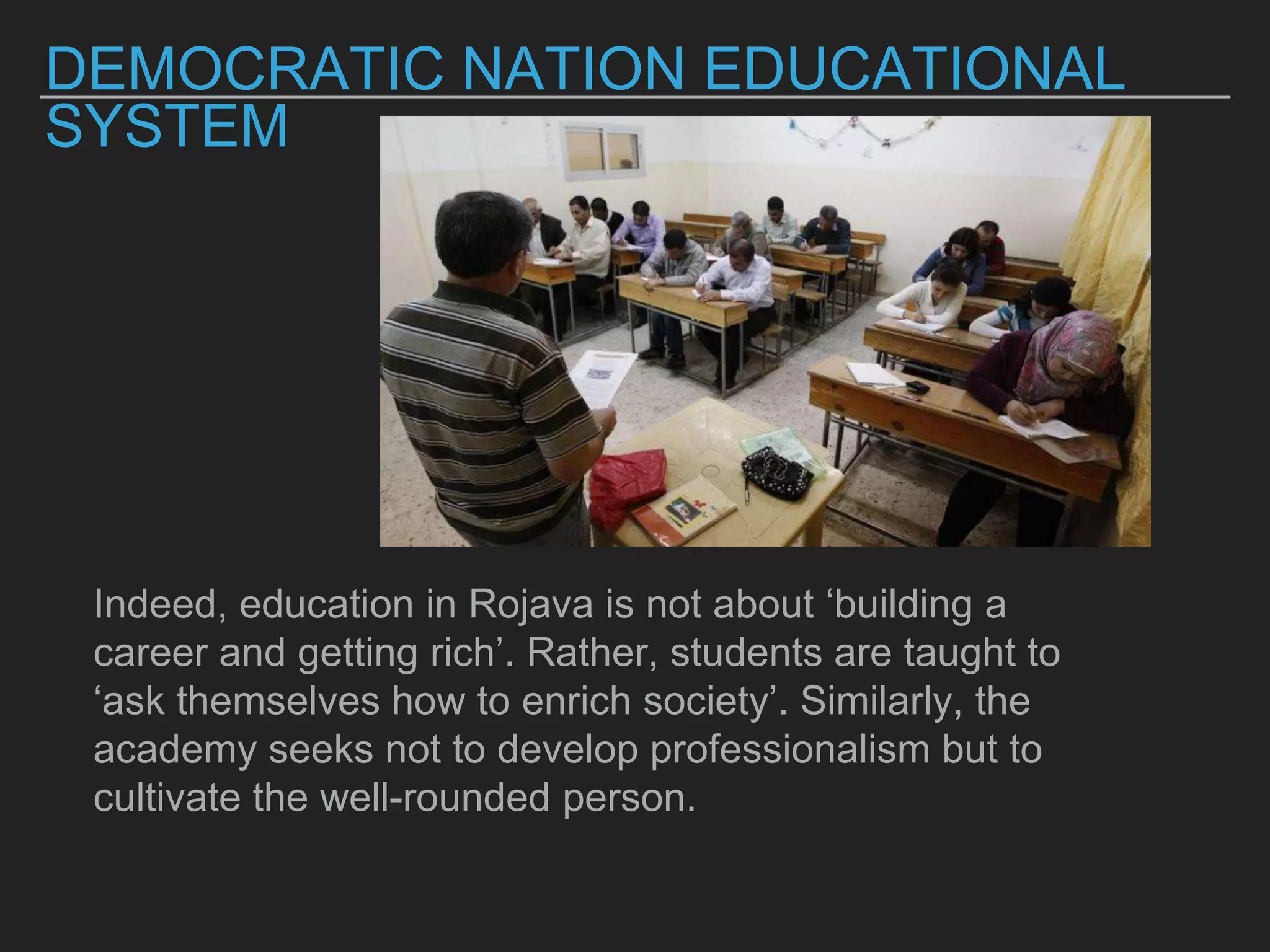 Rojava educational system | PPTX