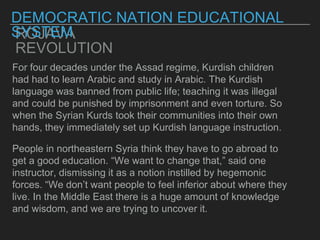 Rojava educational system | PPT
