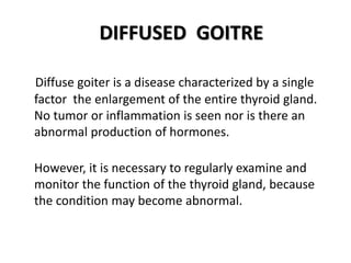 DIFFUSED GOITRE | PPT