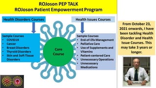 ROJoson PEP Talk: Liver Cancer and Viral Hepatitis Awareness | PPTX
