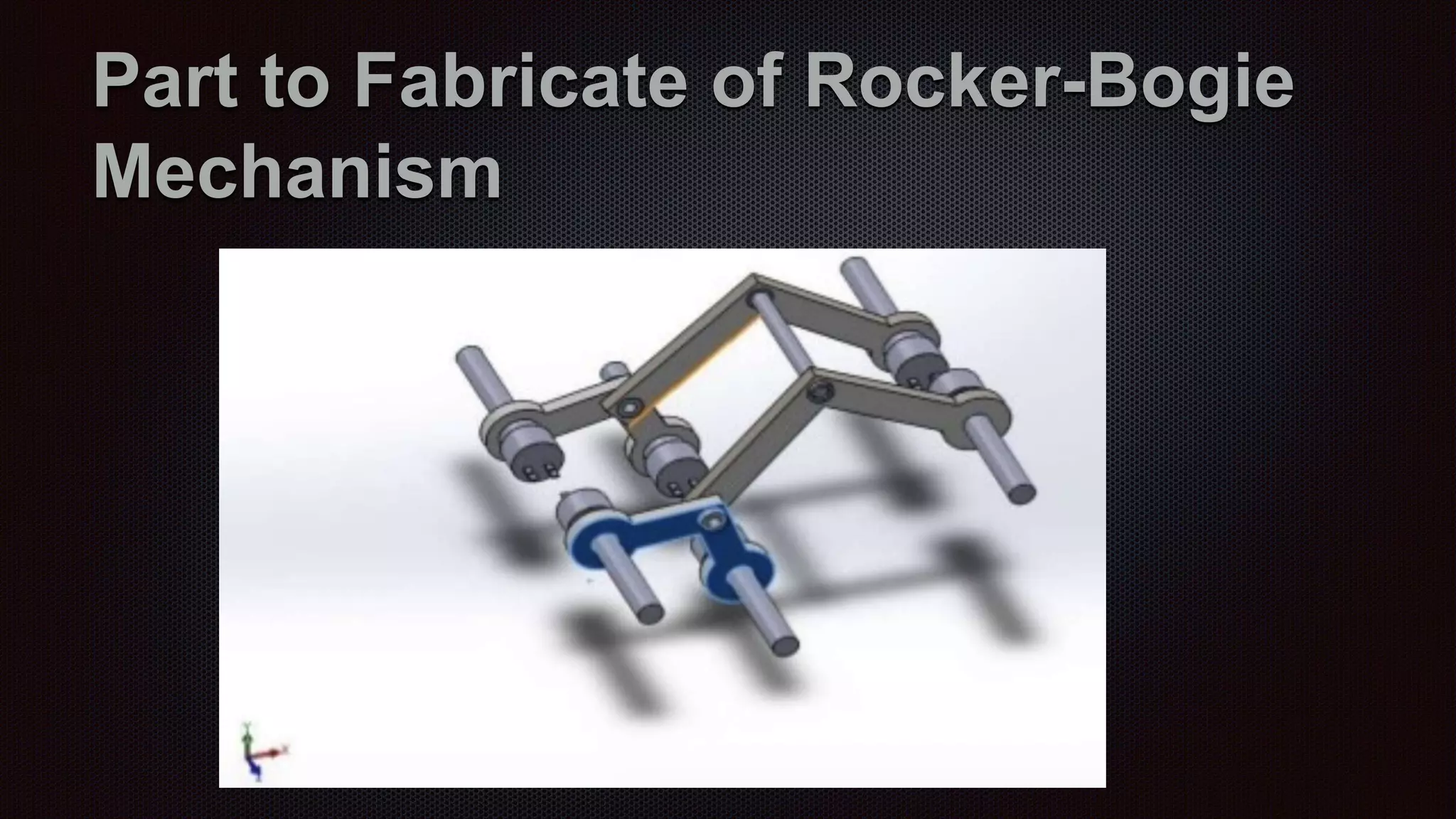 Roker Arm Bogie Mechanism | PPT