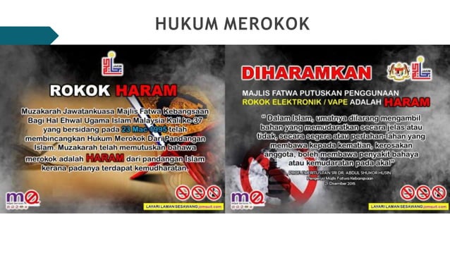 Rokok dan vape | kesan-kesan vape elektronik | PPTX