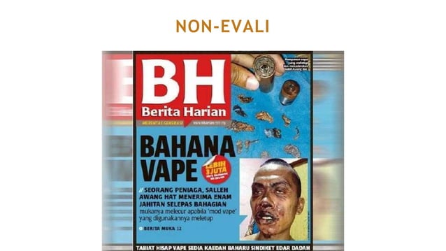 Rokok dan vape | kesan-kesan vape elektronik | PPTX