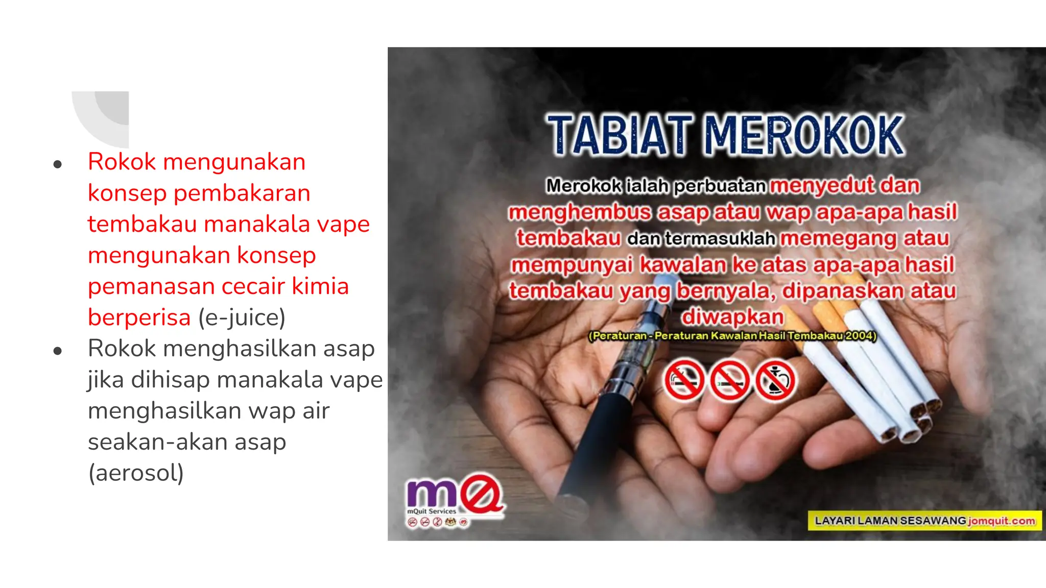Rokok dan vape (KPM).pdf Larangan merokok dan vape dis ekolah serta ...