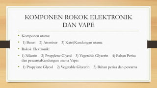 Rokok elektronik dan vape mengikut syarak | PPTX