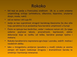 Rokoko i klasicizam | PPT