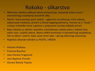 Rokoko i klasicizam | PPT