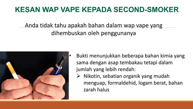 ROKOK & VAPE.pptx Kesedaran keburukan penyalahgunaan bahan terlarang | PPTX