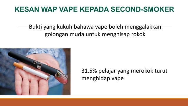 ROKOK & VAPE.pptx Kesedaran keburukan penyalahgunaan bahan terlarang | PPTX
