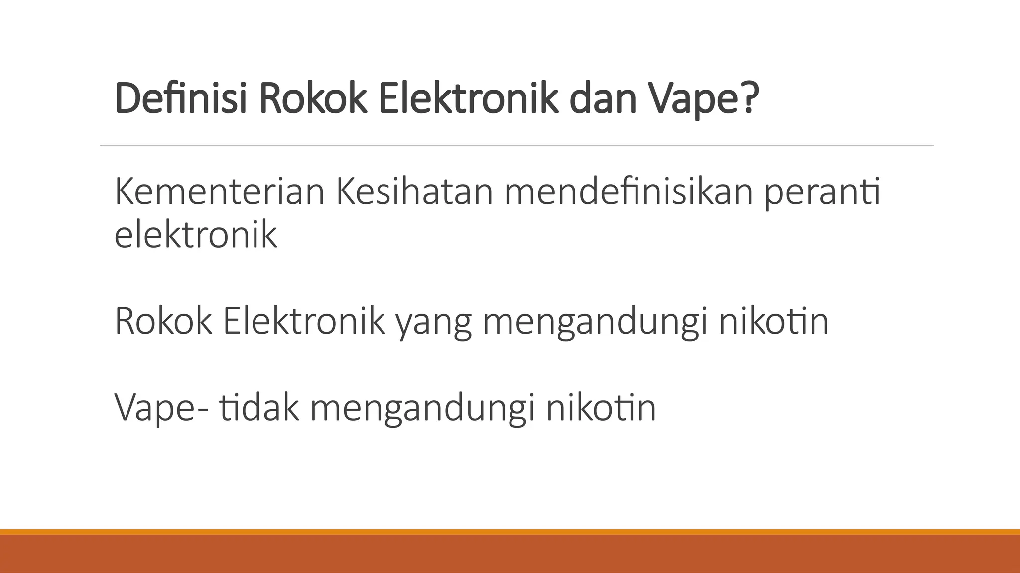 ROKOK & VAPE DAN KEHIDUPAN MANUSIA AMAT BERMAKNA | PPTX