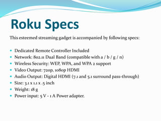 Roku guide for beginners! | PPTX