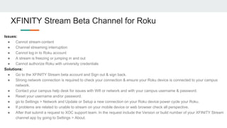 Roku Xfinity App | PPT