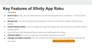 Roku Xfinity App | PPT