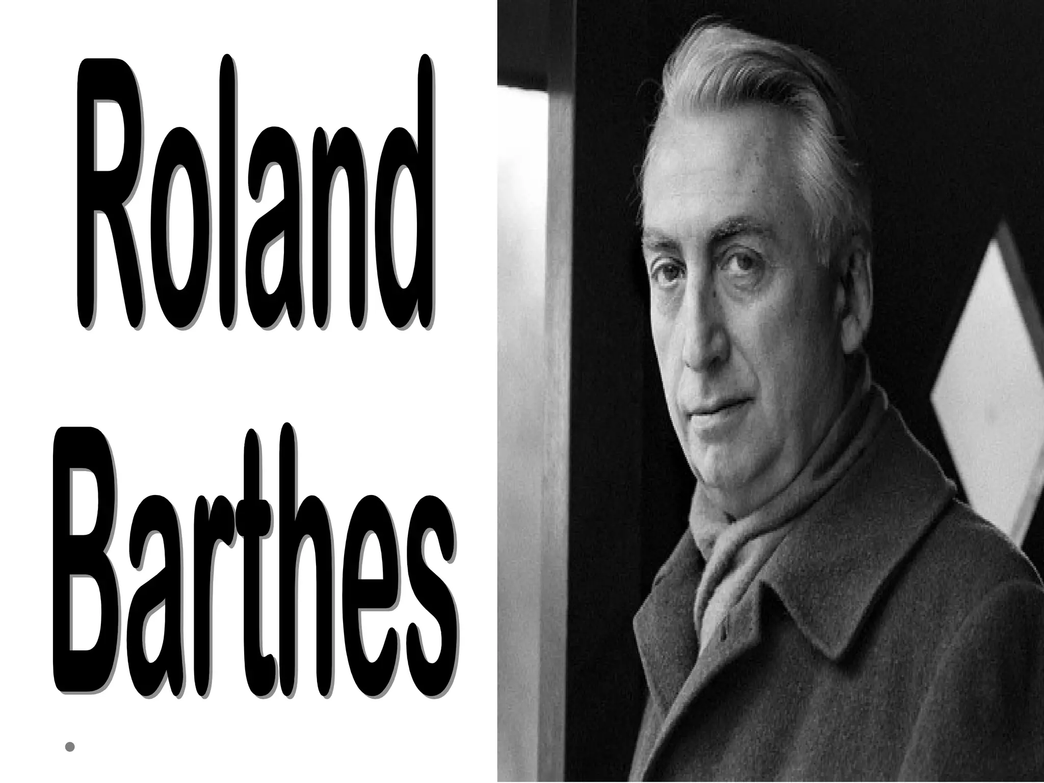 Roland barthes | PPT