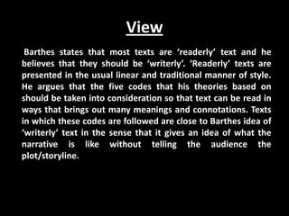 Roland Barthes | PPTX