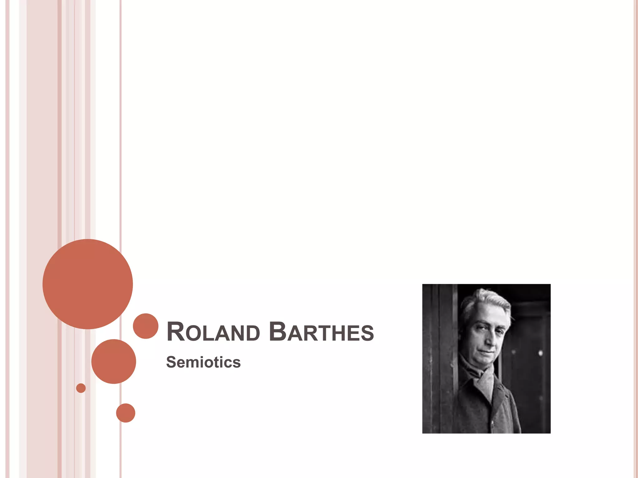 Roland Barthes | PPTX