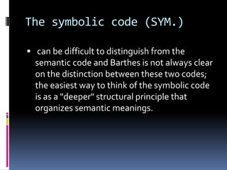 Roland barthes | PPT